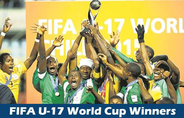 FIFA U-17 World Cup Winners List : Year-Wise Champions